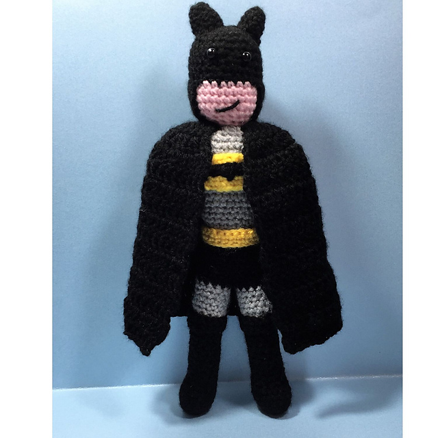 Ravelry: Superhero Batman pattern by Teenie Crochets