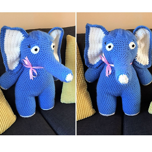 Ravelry: Jumbo Elephant pattern by Teenie Crochets
