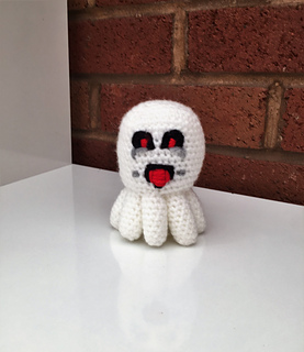 Ravelry: Minecraft Ghast Doll pattern by Teenie Crochets