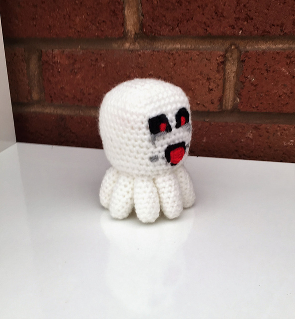 Ravelry: Minecraft Ghast Doll pattern by Teenie Crochets