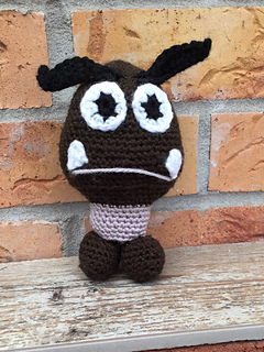 Ravelry: Super Mario Goomba pattern by Teenie Crochets