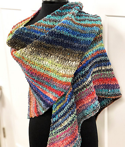 Ravelry: Bachi Ball Shawl pattern by Sharyn Anhalt