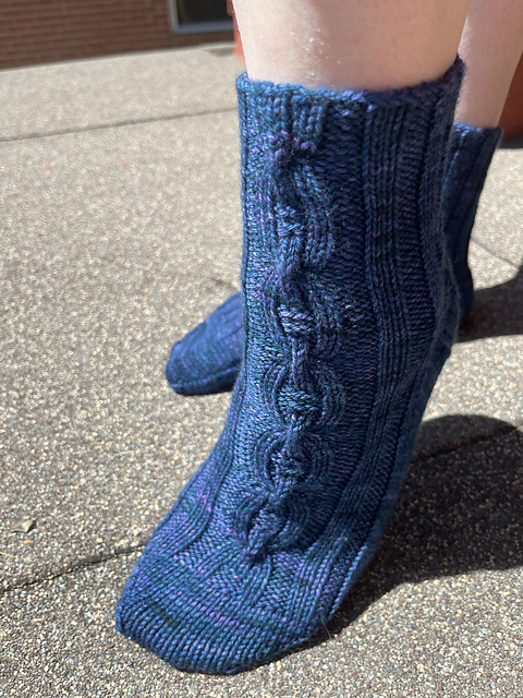Ravelry: Charm Chain Socks pattern by Corrine Walcher