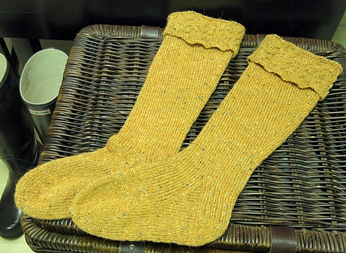 Ravelry: Cold Swedish Winter Welly Socks pattern by George White