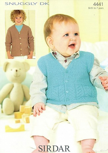 Ravelry: Waistcoat #4441 pattern by Sirdar