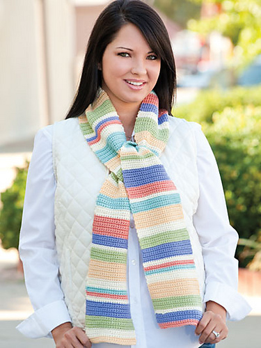 Ravelry: Saucy Scrap Scarf pattern by Mary Ann Frits