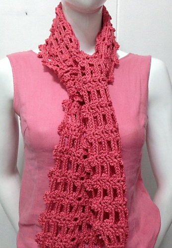 Ravelry: Pink Scarf pattern by Girlie D. de los Reyes