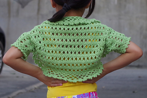 Ravelry: Aida Shrug pattern by Girlie D. de los Reyes