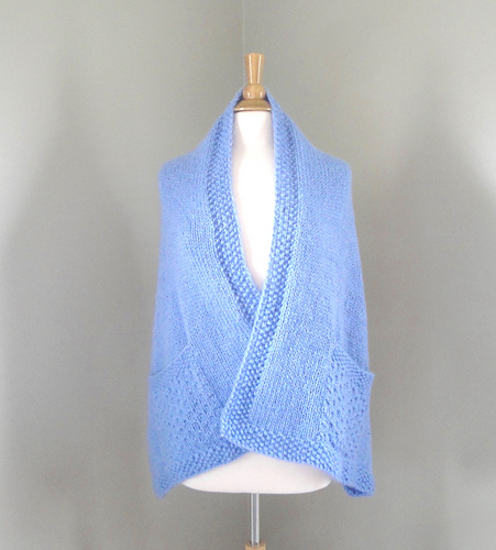 Ravelry: Wrap with Pockets pattern by Emily Johannes