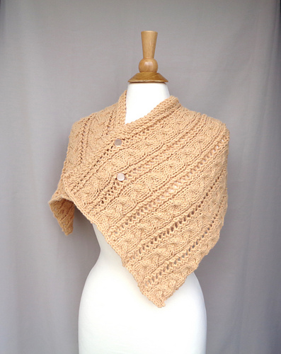 Ravelry: Paz Shoulder Wrap pattern by Emily Johannes