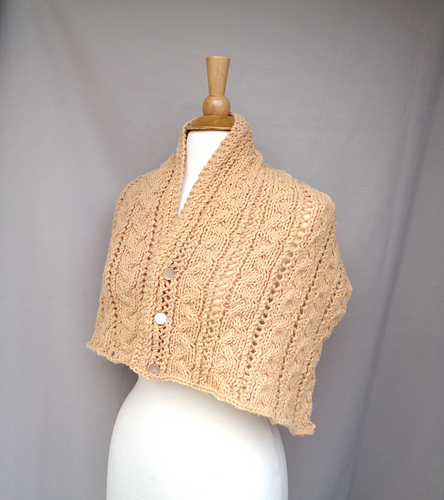 Ravelry: Paz Shoulder Wrap pattern by Emily Johannes