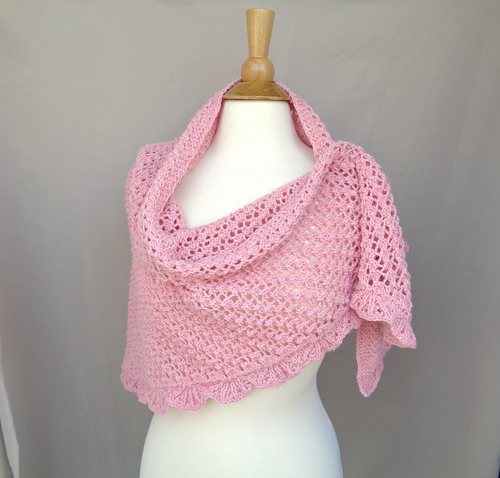 Ravelry: Peach Blossoms Shawl pattern by Emily Johannes