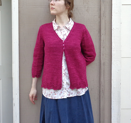 Ravelry: Raspberry Cardigan pattern by Emily Johannes