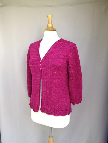 Ravelry: Raspberry Cardigan pattern by Emily Johannes