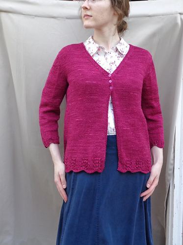 Ravelry: Raspberry Cardigan pattern by Emily Johannes
