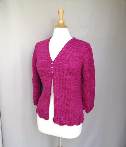 Ravelry: Raspberry Cardigan pattern by Emily Johannes