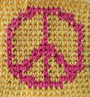 Ravelry: Graph Chart - Peace Sign pattern by Glamour4You