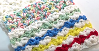 Ravelry: Triple Puff V Stitch pattern by Glenda Winkleman