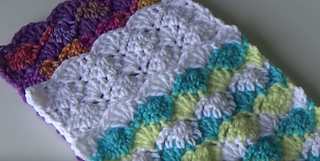 Ravelry: Interlocking Shell Stitch pattern by Glenda Winkleman