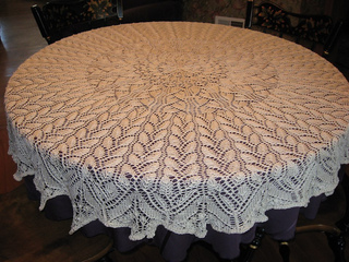Ravelry: Glendainpa's Glenda 's Heliotaxis tablecloth