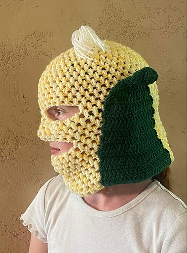 Ravelry: Sweet Corn Mask Balaclava Hat pattern by Glenna Gordon