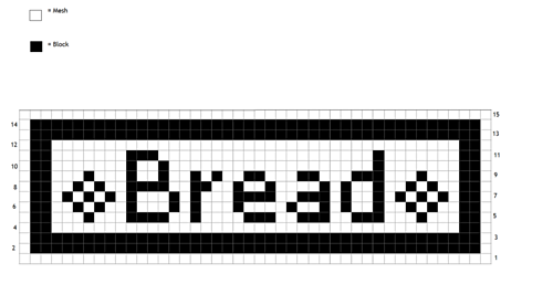 Ravelry: "Bread" cloth filet pattern by Candace McCarty