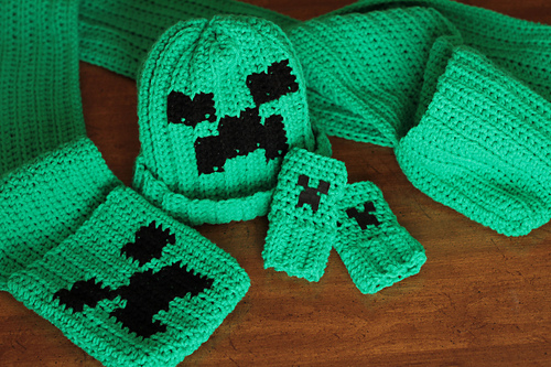 Ravelry: Minecraft Creeper Set pattern by Gabrielle Bares