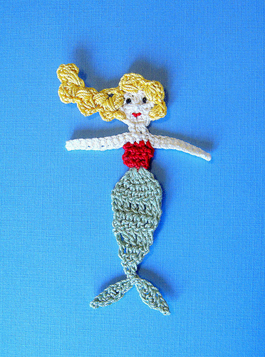 Ravelry: Mermaid Applique pattern by GoldenLucyCrafts