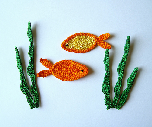Ravelry: Fish and Sea Weeds pattern by GoldenLucyCrafts