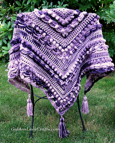 Ravelry: GoldenLucyCrafts' Lost in Time Shawl