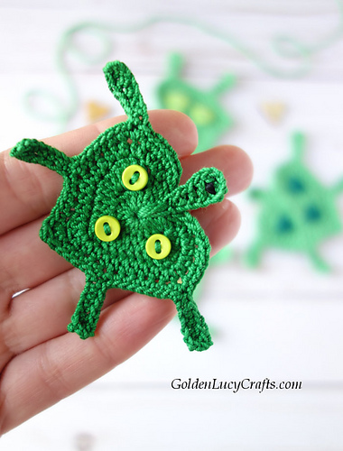 Ravelry: Sea Turtle Applique pattern by GoldenLucyCrafts