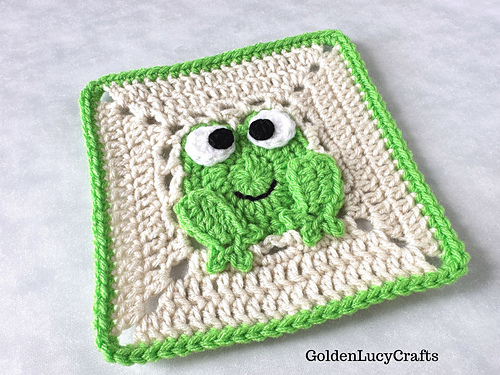 Ravelry: Frog Square pattern by GoldenLucyCrafts