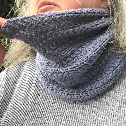 Ravelry: Pine Needle Cowl pattern by Suzanne Ellsmore