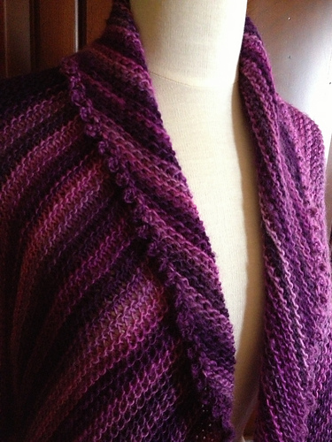 Ravelry: Picot Triangle Shawl pattern by Kristen Mangus