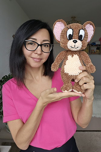 Ravelry: Plush Jerry Mouse pattern by Goozell Tinchurina