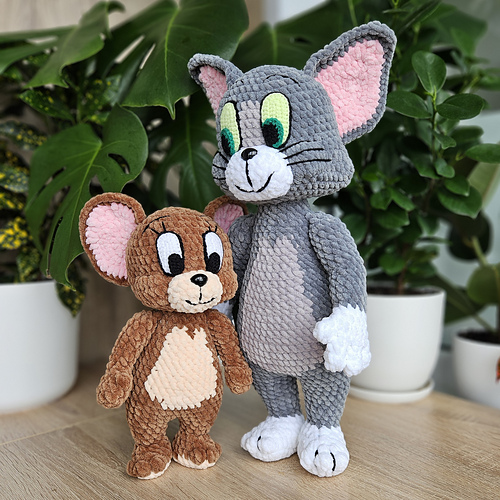 Ravelry: Plush Jerry Mouse pattern by Goozell Tinchurina