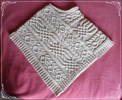 Ravelry: Gormals Cabled Poncho pattern by Gormal Crafts