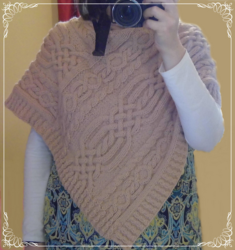 Ravelry: Gormals Cabled Poncho pattern by Gormal Crafts
