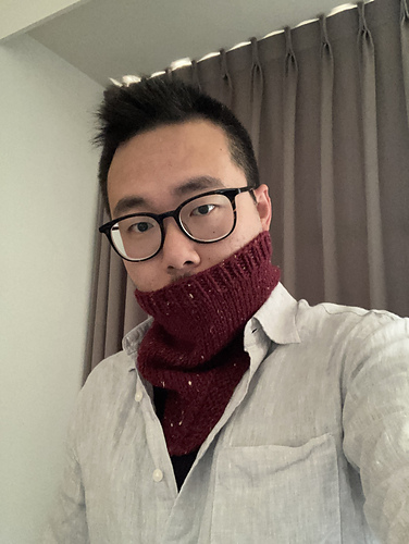 Ravelry: Invincible Bandana Cowl pattern by William Hou