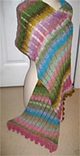 Ravelry: Noro Taiyo Bobble Edge Shawl pattern by Danna Savage