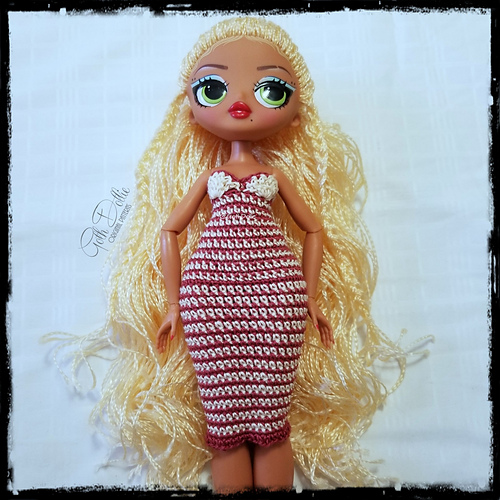 Ravelry: LOL OMG Fierce doll ADDY gown pattern by Elizabeth Mauricio