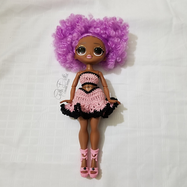 Ravelry: Lol Omg Doll Esme Gown pattern by Elizabeth Mauricio