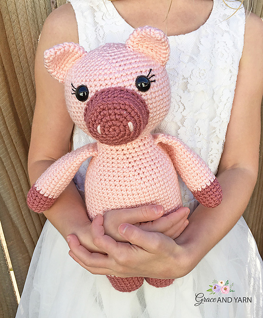 Ravelry: Amigurumi Pig pattern by Grace and Yarn