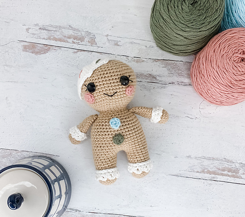 Ravelry: Mini Gingerbread Doll pattern by Grace and Yarn