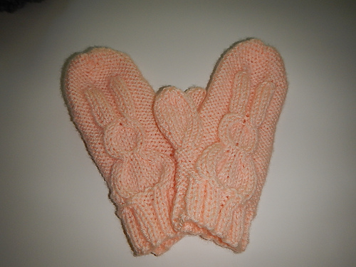 Ravelry: Bunny Rabbit Mittens Design 4 pattern by Grace Rose