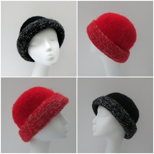 Ravelry: Felted French Toque Two Brims pattern by Grace Rose