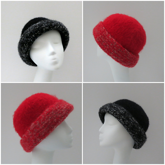 Ravelry: Felted French Toque Two Brims pattern by Grace Rose