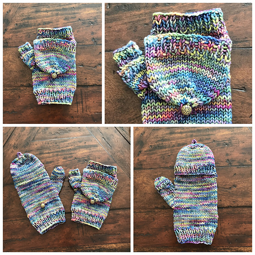 Ravelry: Convertible Flip Top Mittens pattern by Grace Rose