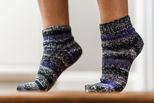 Ravelry: Basic Bitch Beginner Socks pattern by Kari Pedersen