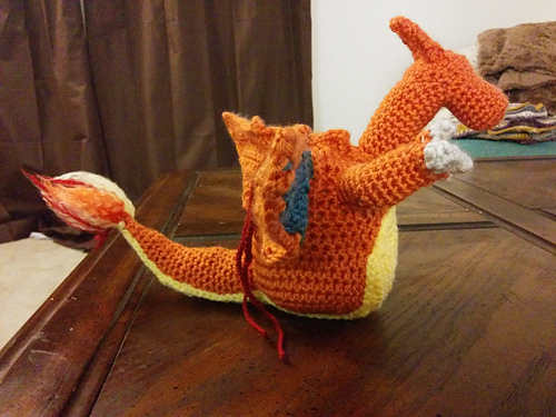 Ravelry: Kawawunga's Charizard Drawstring Bag